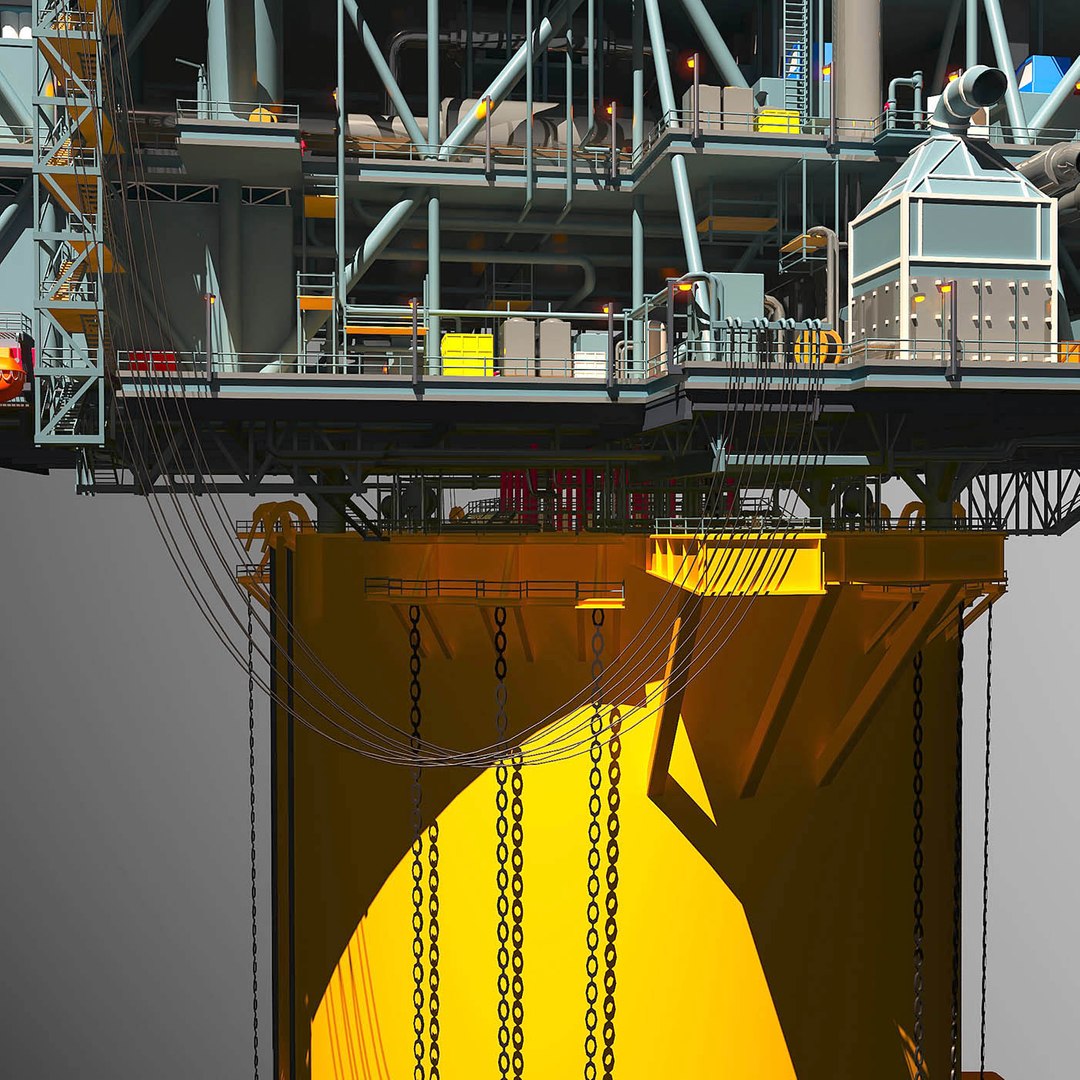 3d perdido oil platform