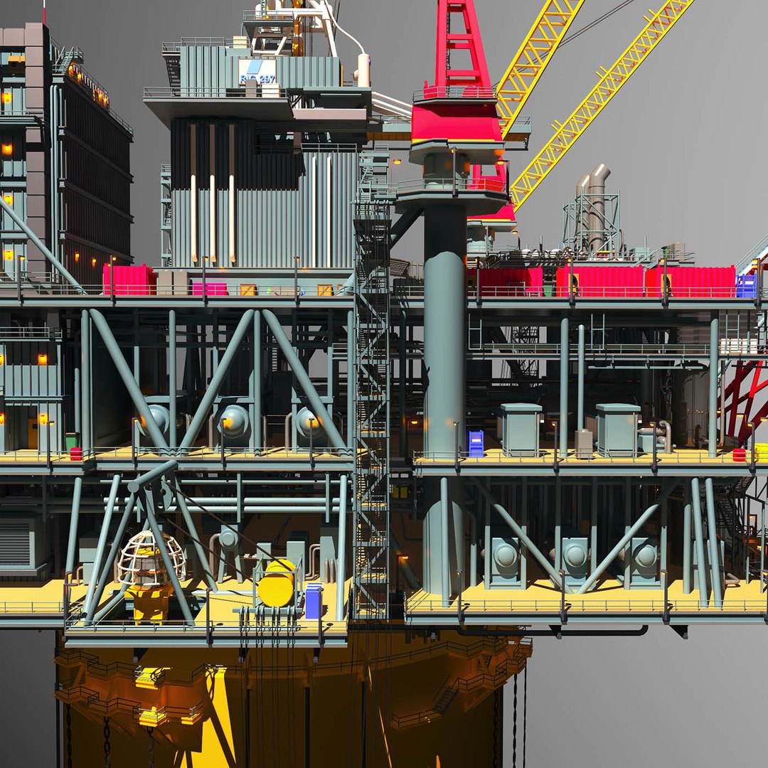 3d perdido oil platform