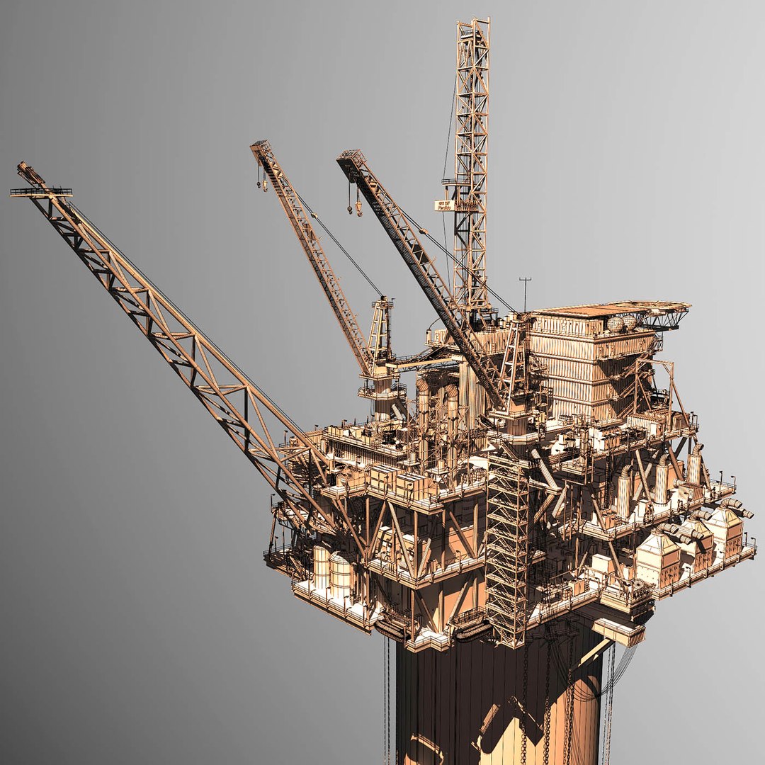 3d perdido oil platform