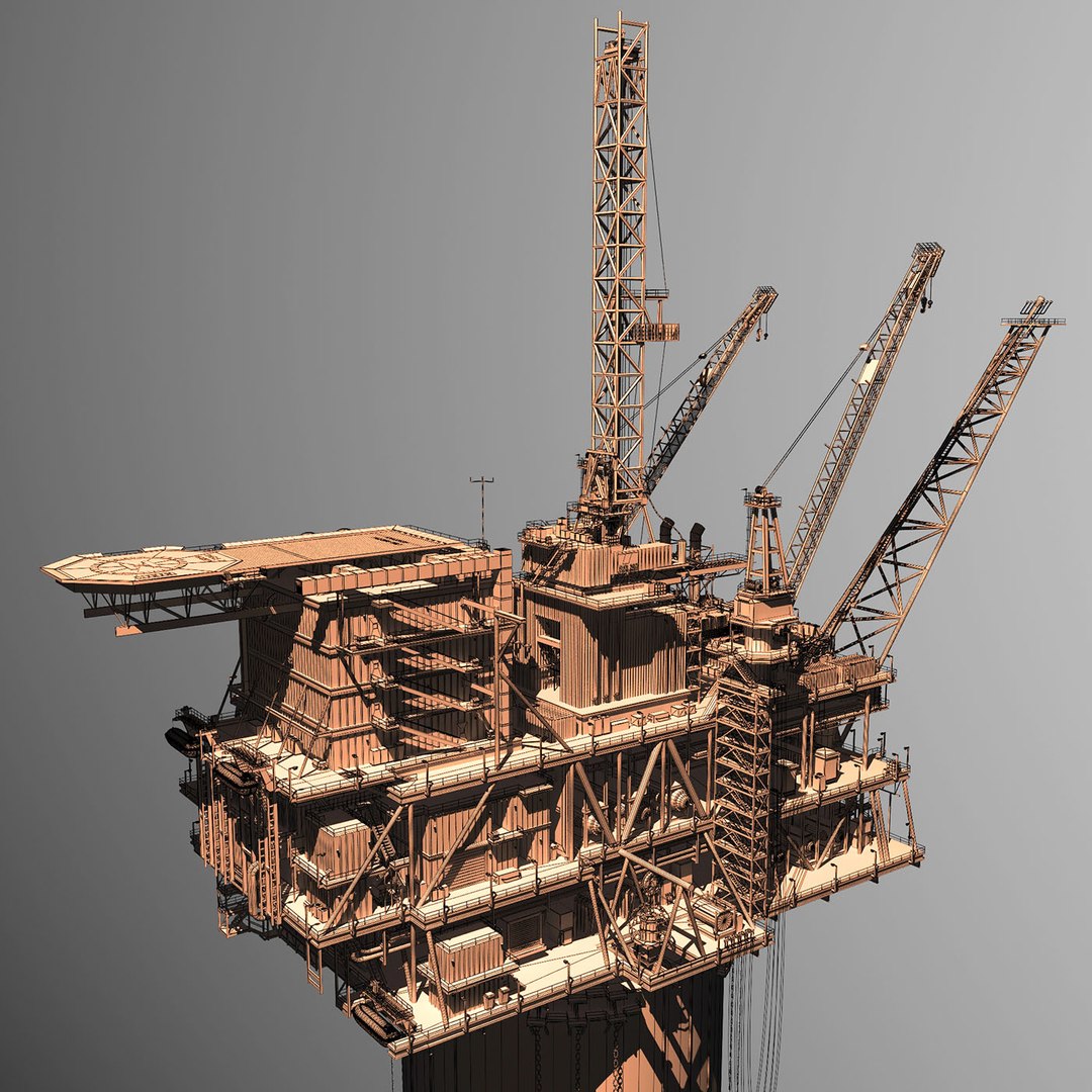 3d perdido oil platform