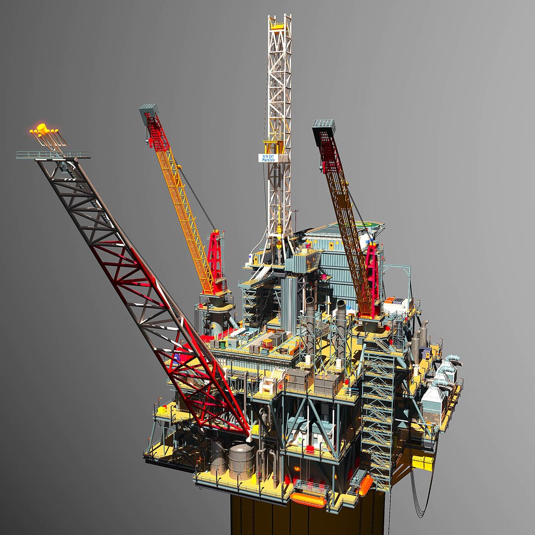 3d perdido oil platform