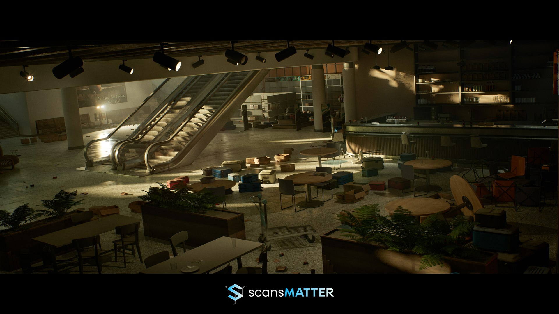 3D Model Shops Restaurant Environment - TurboSquid 2093572