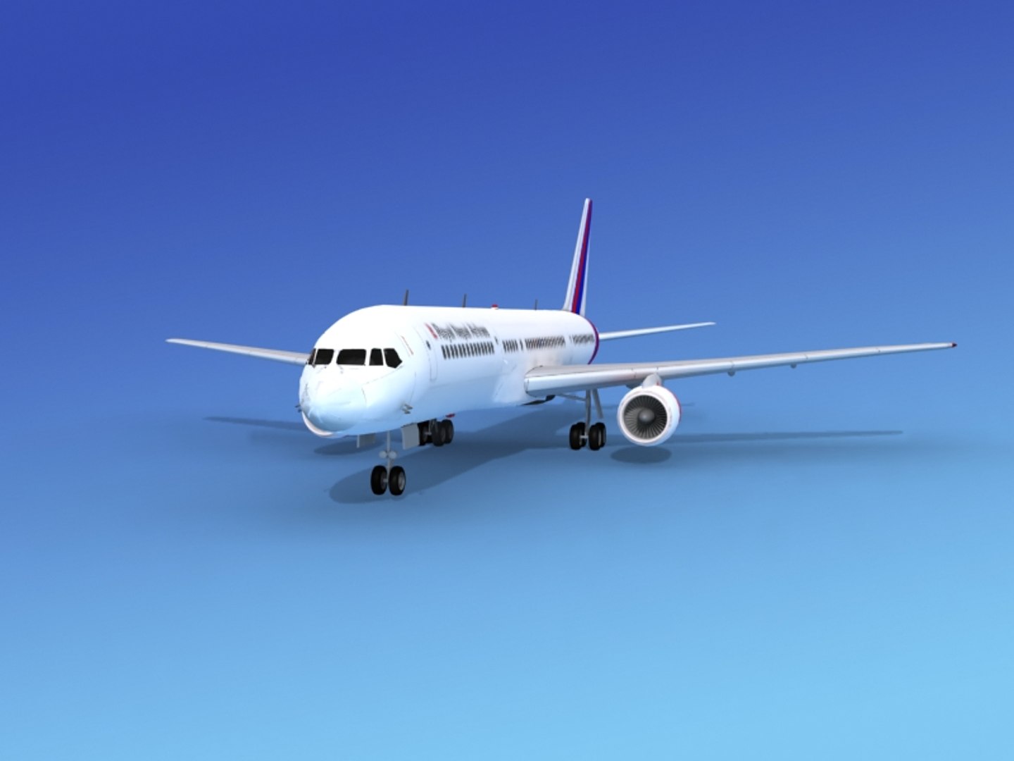 Airline Boeing 757 757-200 3d Model