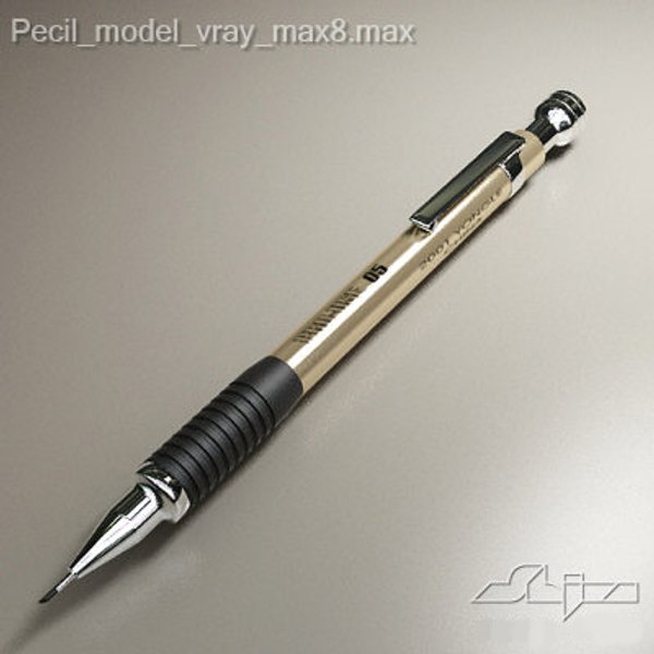 mechanical pencil 3d model