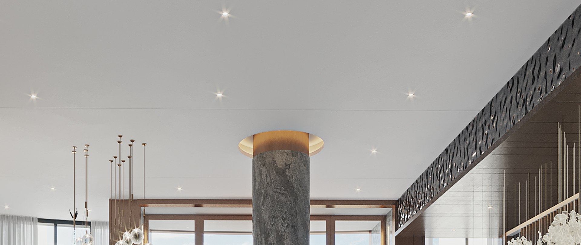 Modern Hotel Front Desk Lobby Model 3D model - TurboSquid 2067922