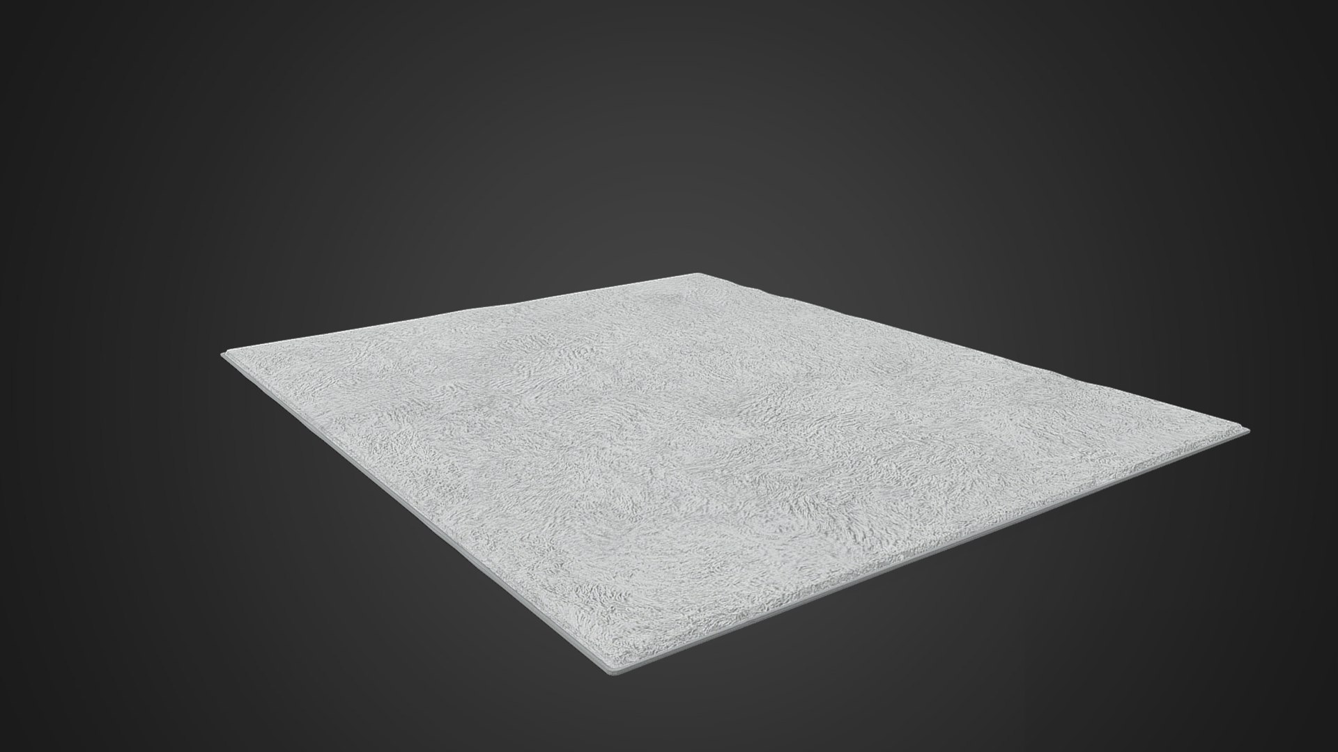 Game Ready White Fur Rug 3D model - TurboSquid 2094830