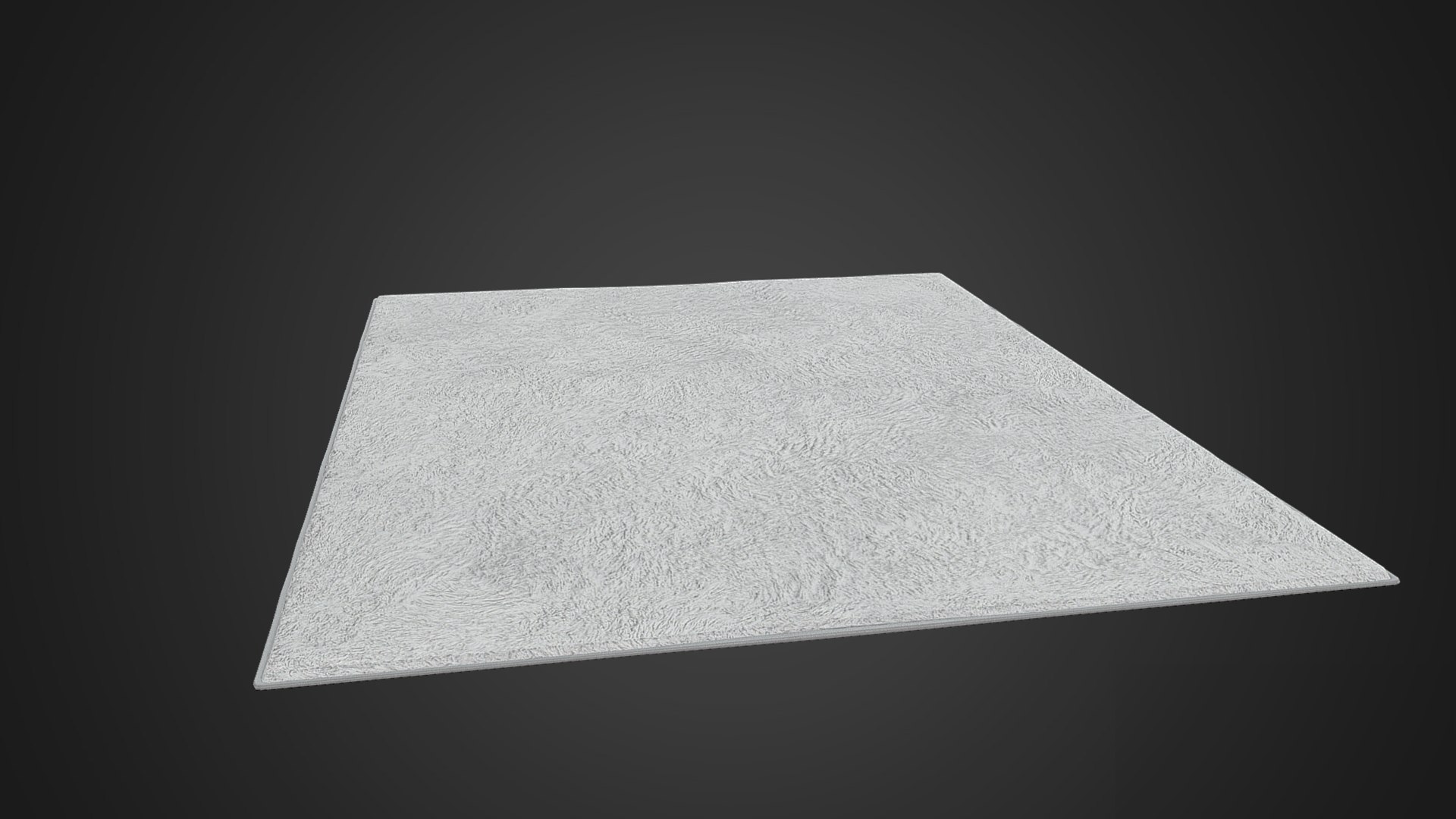 Game Ready White Fur Rug 3D model - TurboSquid 2094830