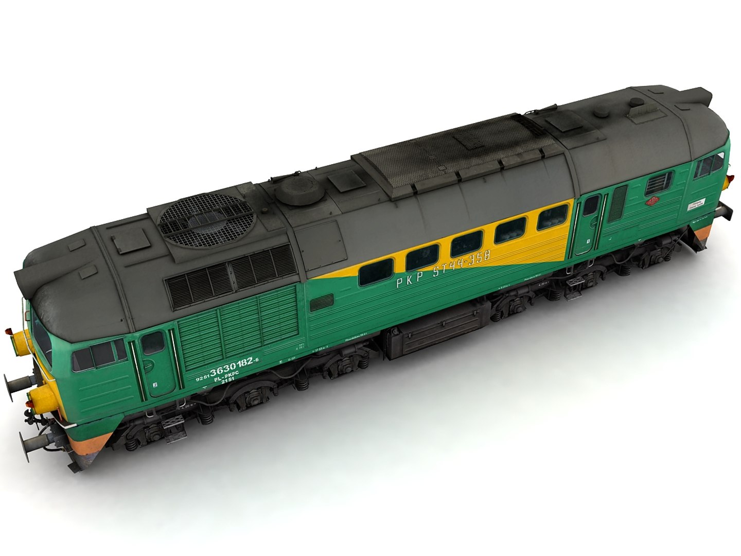 Diesel Locomotive St44 3d Max