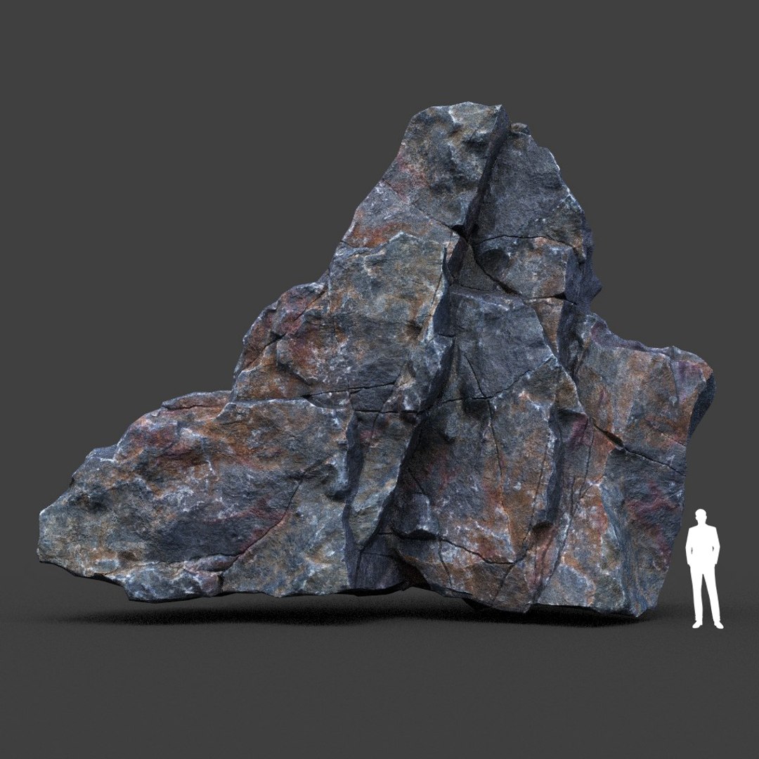 10 Low poly PBR Sharp Cliff Modular Rock 3D model - TurboSquid 2163681