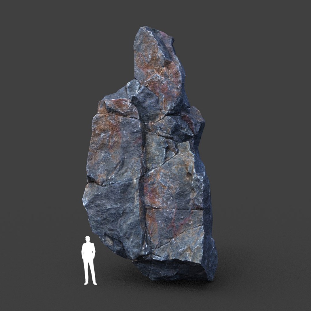 10 Low poly PBR Sharp Cliff Modular Rock 3D model - TurboSquid 2163681