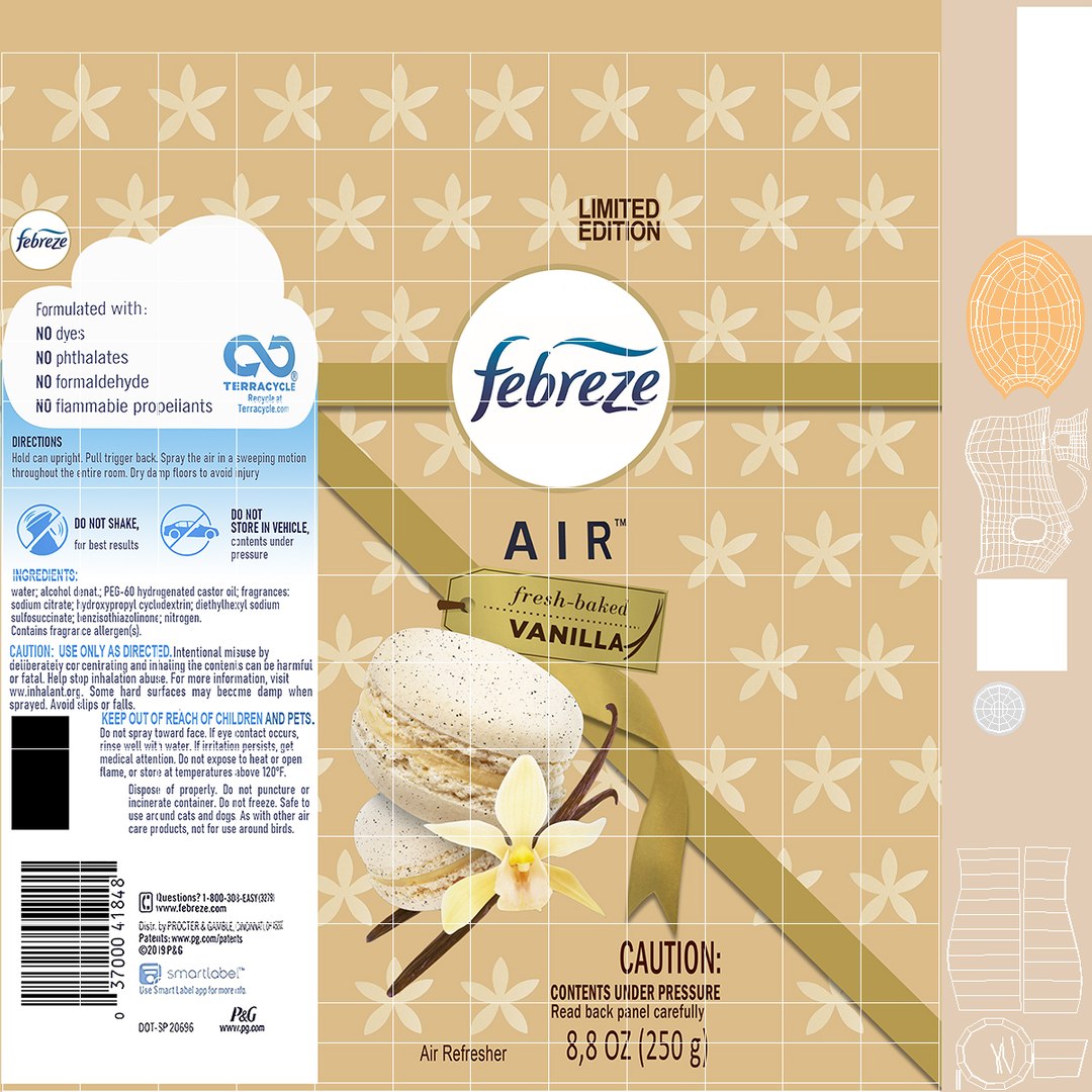 3D Air Freshener Febreze Fresh Baked Vanilla - TurboSquid 1828088