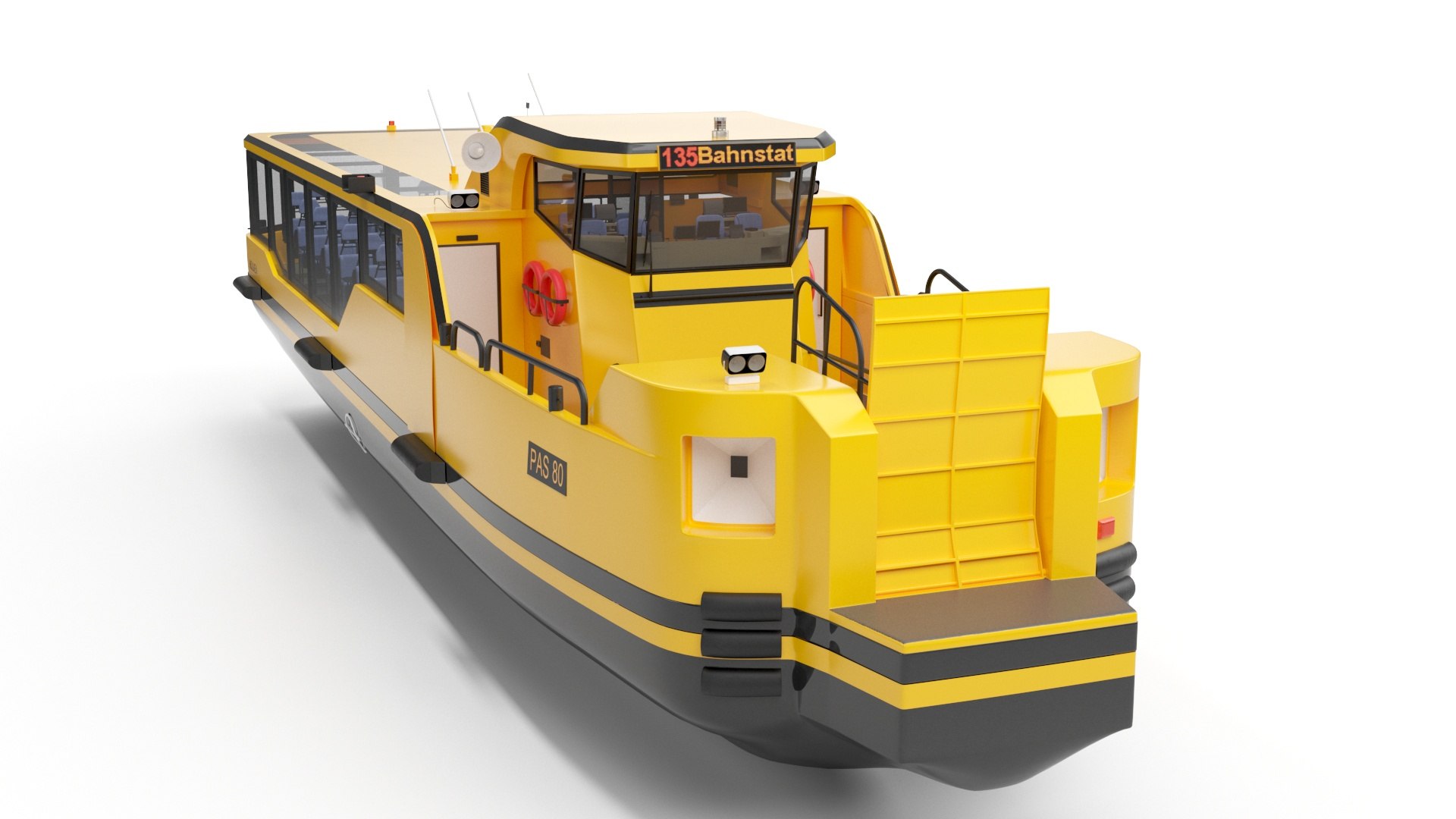 Water Bus 3D Model - TurboSquid 2251279