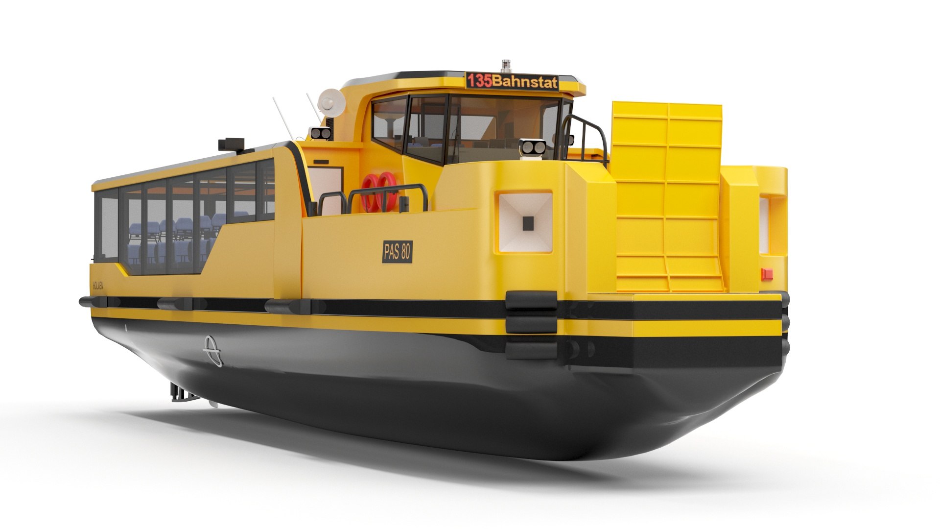 Water Bus 3D Model - TurboSquid 2251279