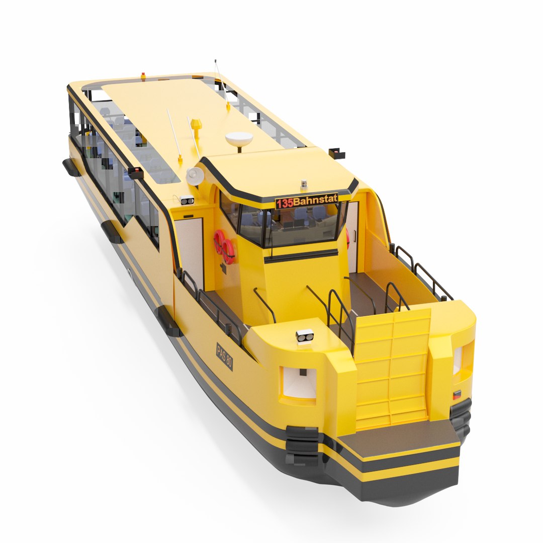 Water Bus 3D Model - TurboSquid 2251279