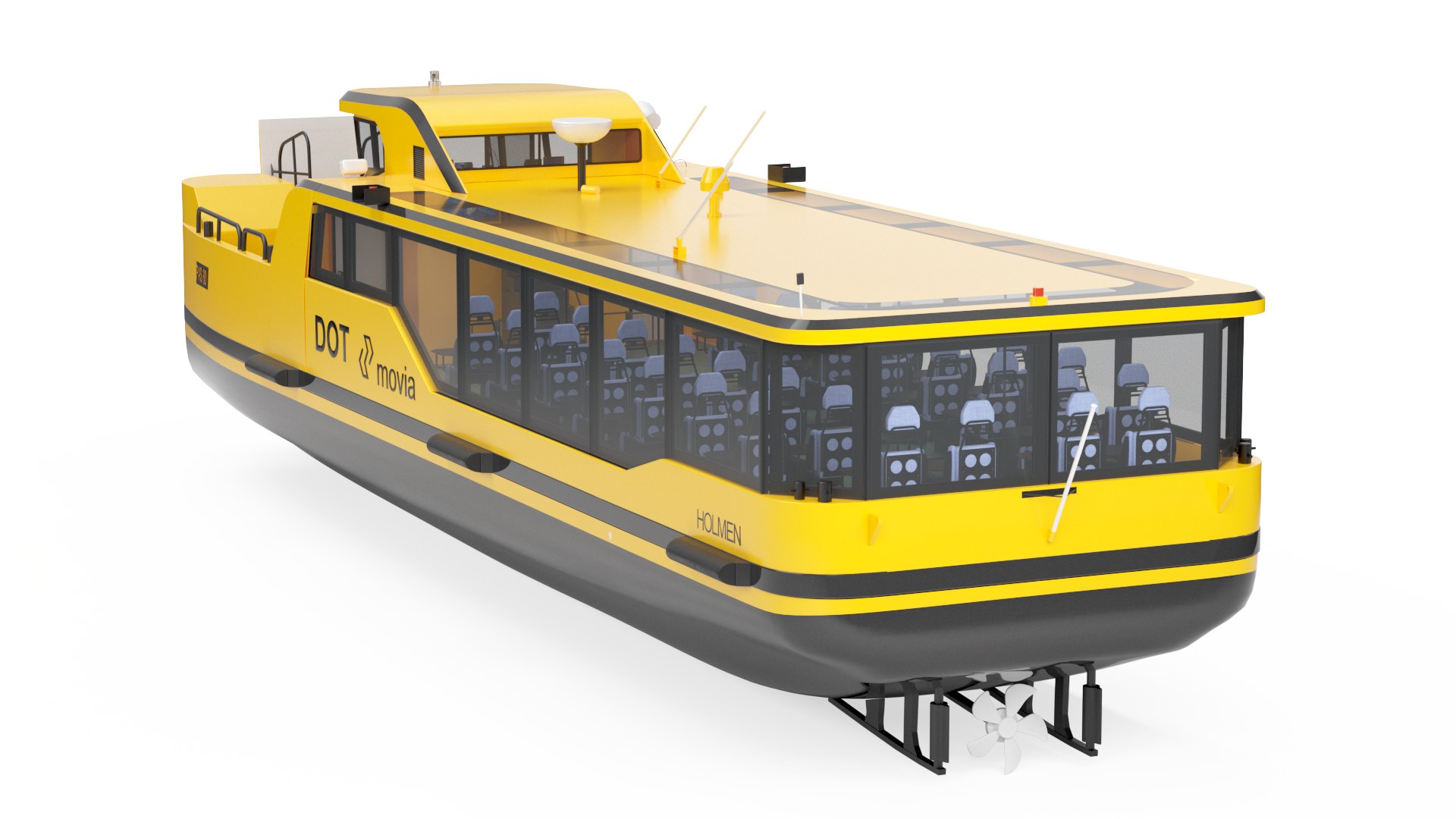 Water Bus 3D Model - TurboSquid 2251279