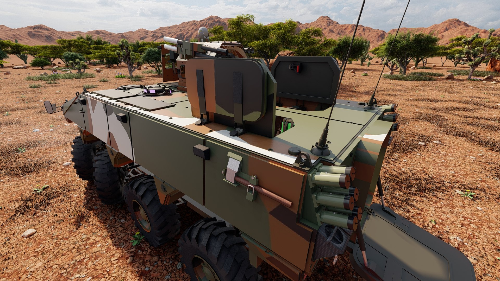3D BATTLE SUPPORT VEHICLE Model - TurboSquid 2329303