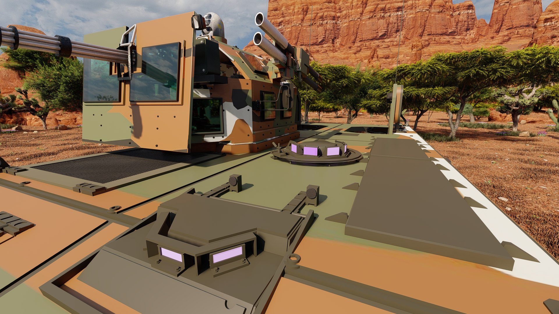 3D BATTLE SUPPORT VEHICLE Model - TurboSquid 2329303
