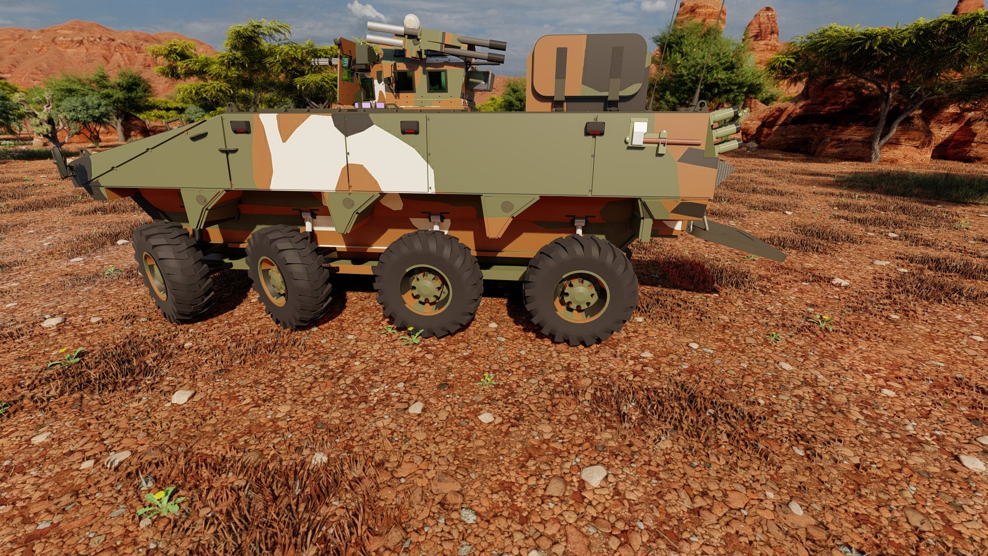 3D BATTLE SUPPORT VEHICLE Model - TurboSquid 2329303