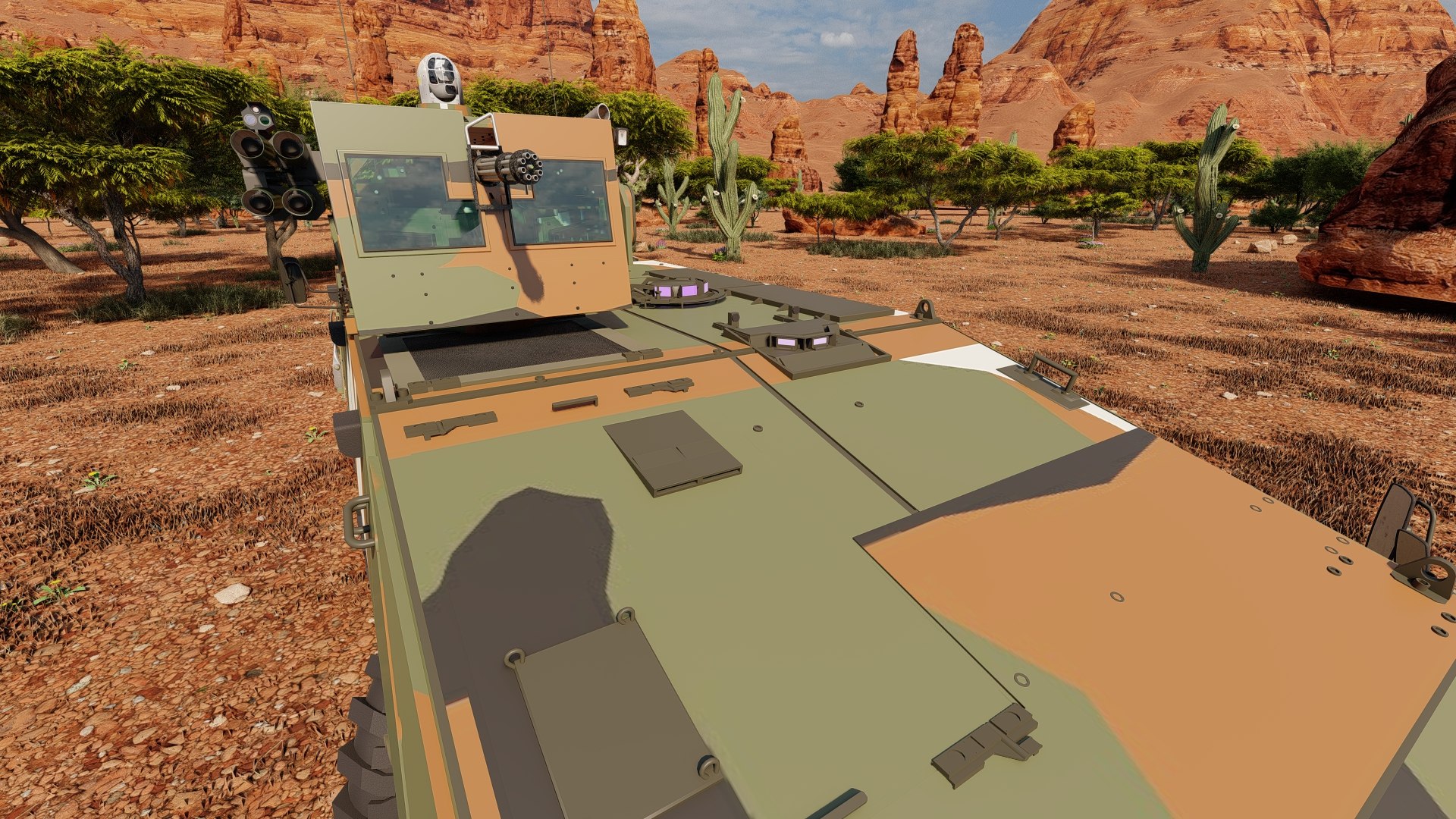 3D BATTLE SUPPORT VEHICLE Model - TurboSquid 2329303