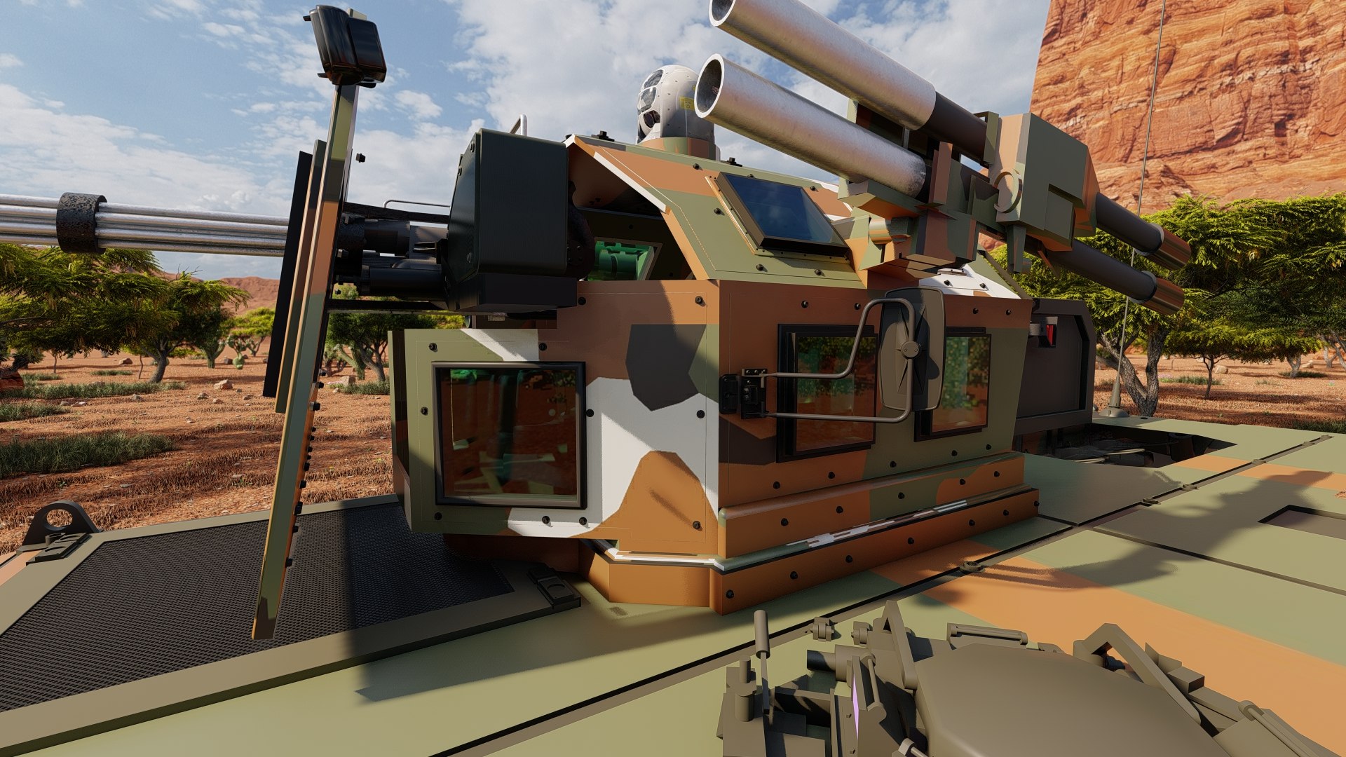3D BATTLE SUPPORT VEHICLE Model - TurboSquid 2329303