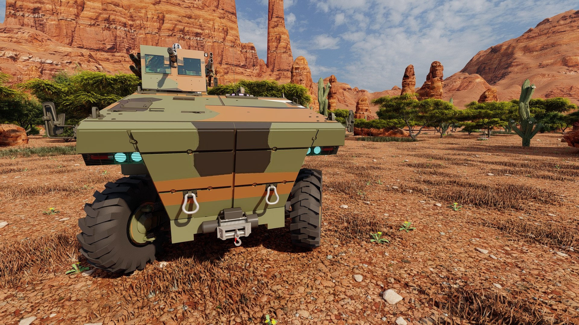 3D BATTLE SUPPORT VEHICLE Model - TurboSquid 2329303