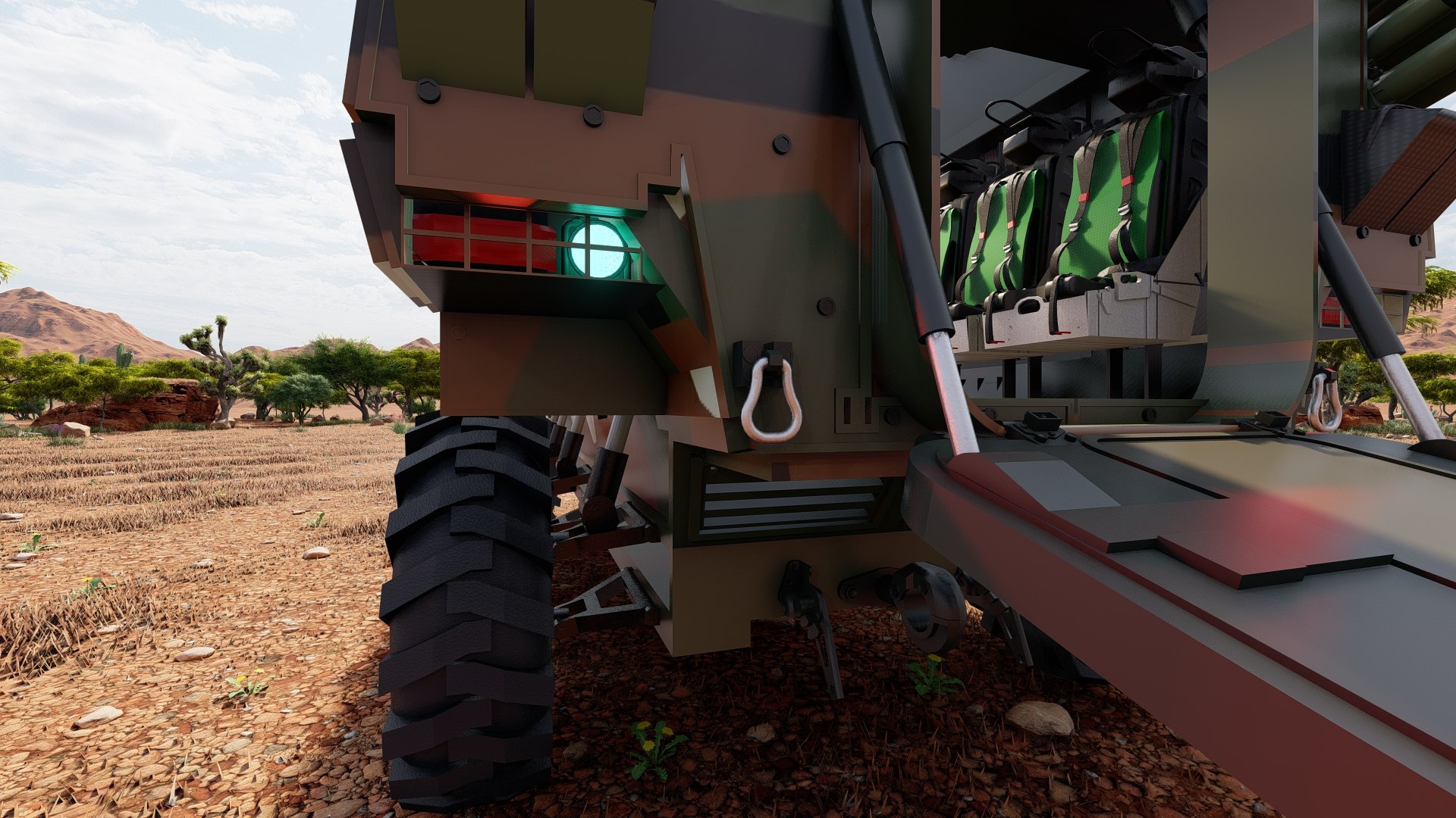 3D BATTLE SUPPORT VEHICLE Model - TurboSquid 2329303