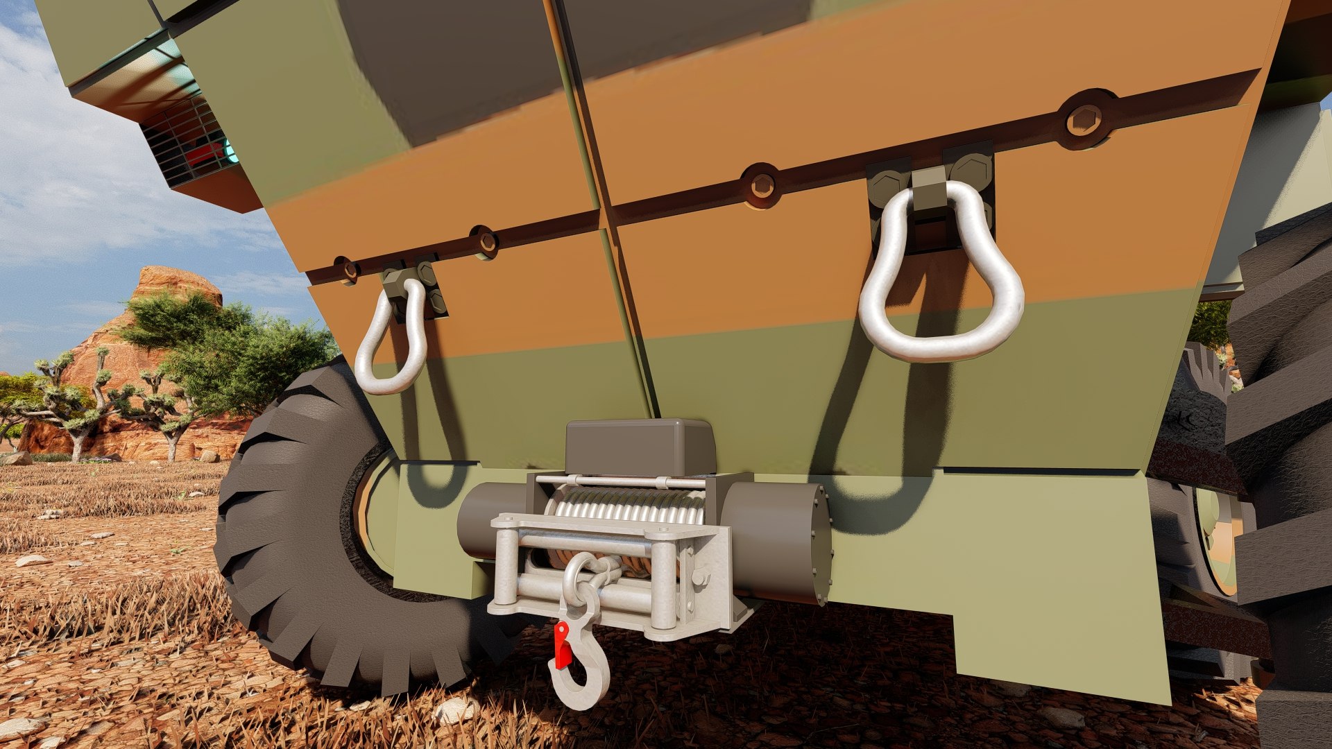 3D BATTLE SUPPORT VEHICLE Model - TurboSquid 2329303