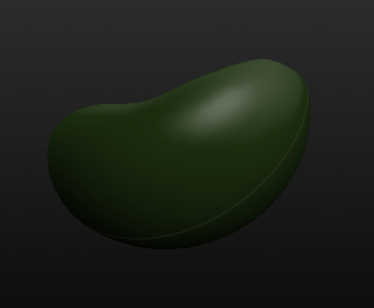 3d Green Bean Model