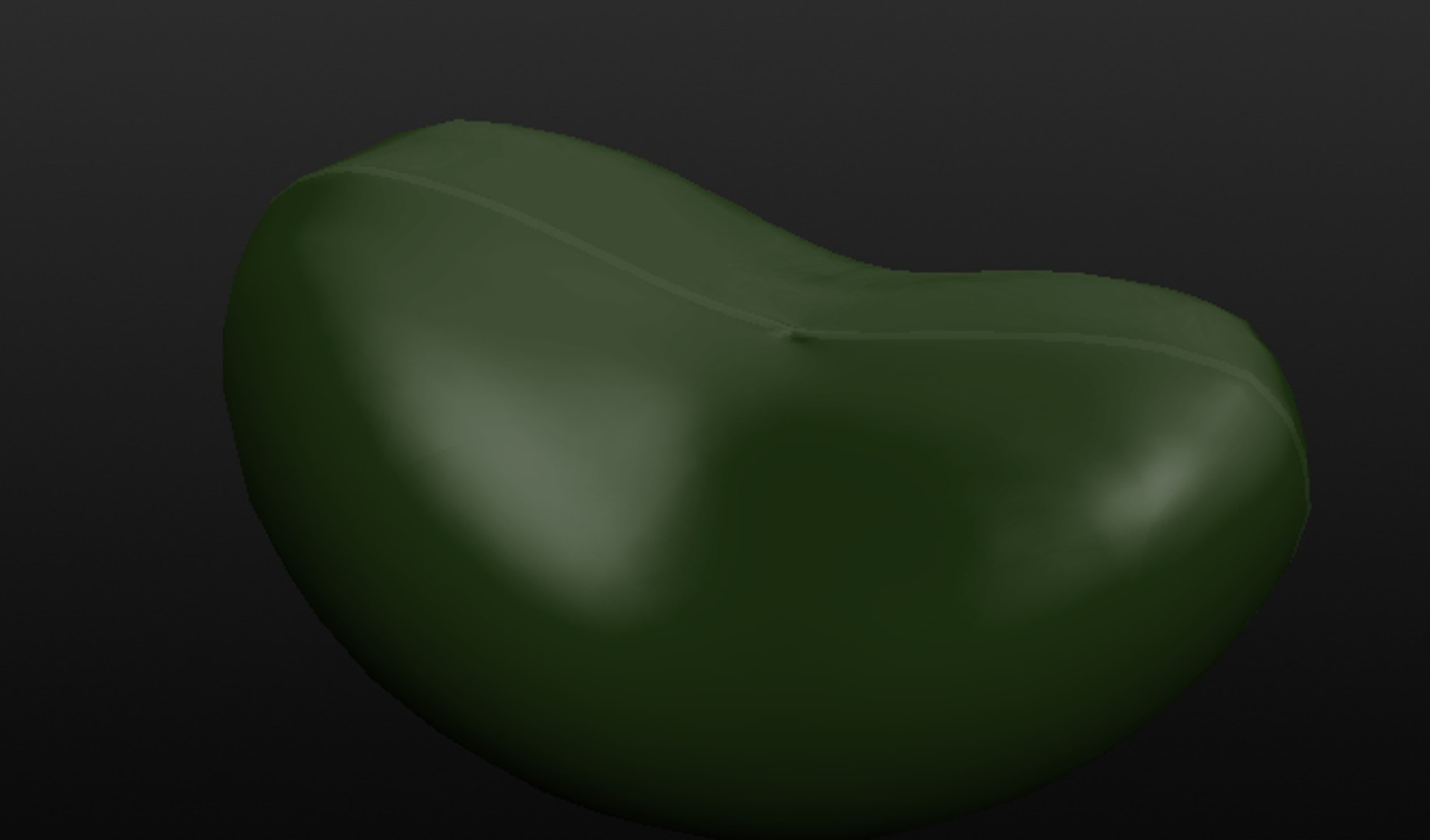 3d Green Bean Model