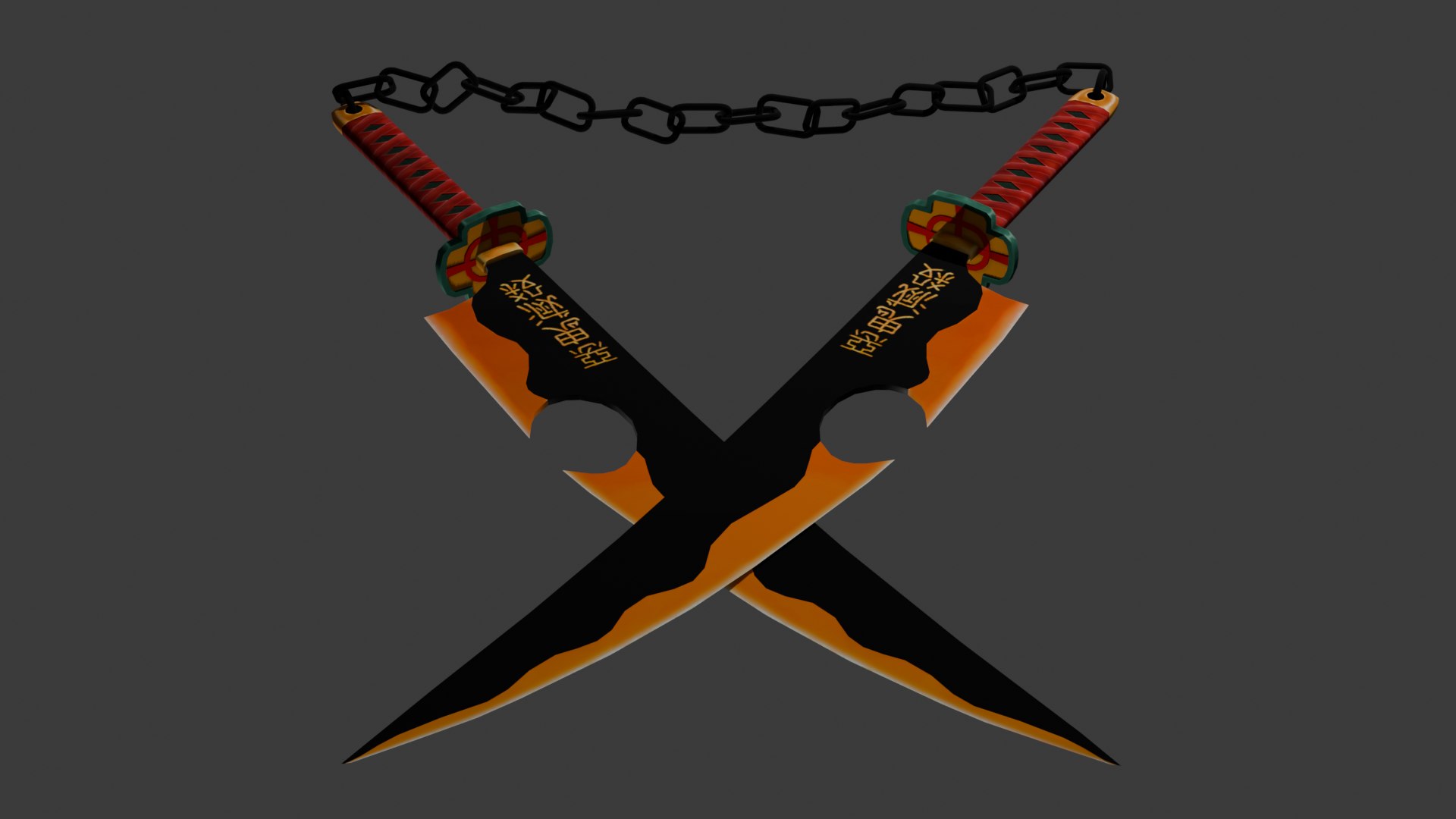 Tengen Swords 3D - TurboSquid 2514129