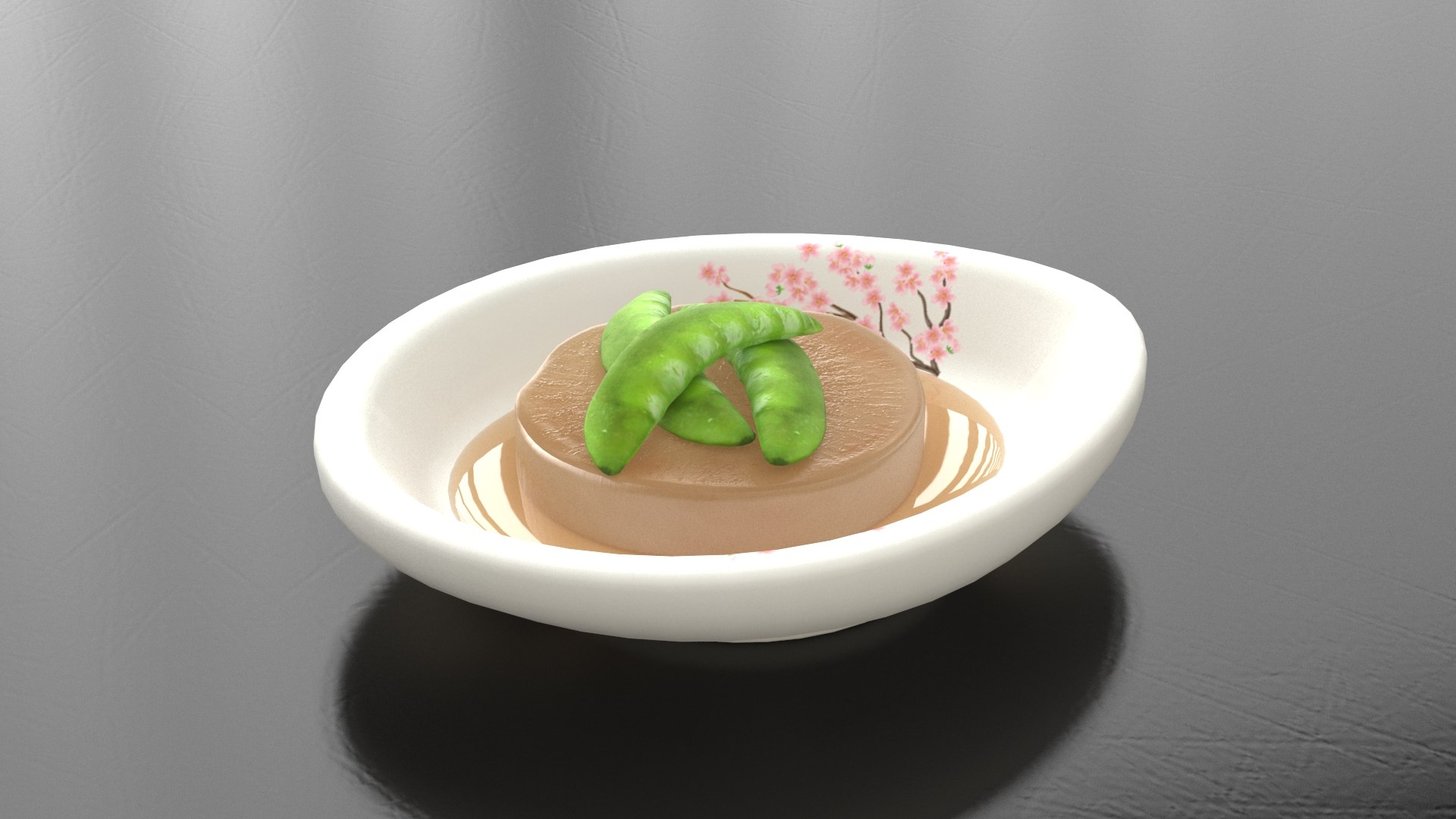3D Daikon With Sweet Beans - TurboSquid 2160598