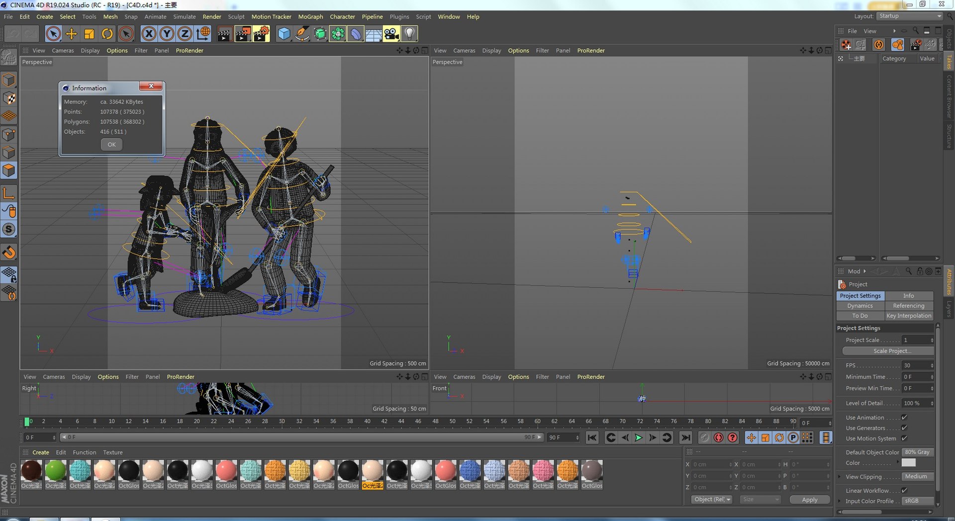 3D c4d spring tourism character model - TurboSquid 2101766