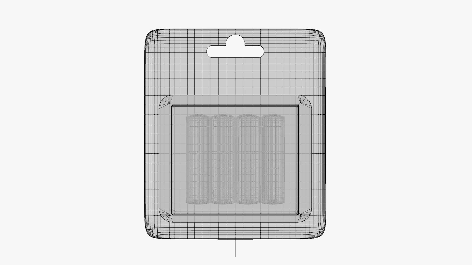 3D Basic Battery Pack - Geometry Only No Textures No Materials ...