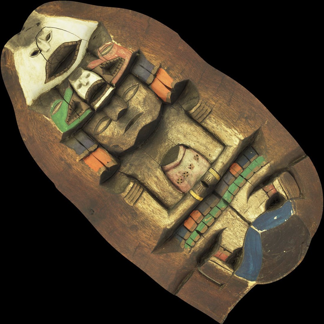 3d Model Totem Wood