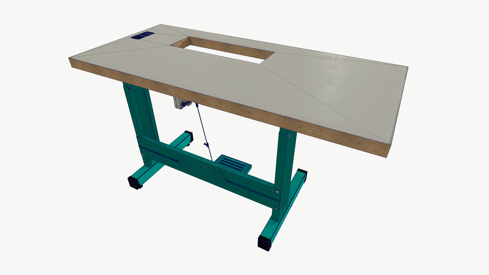 3D Sewing Machine Table - TurboSquid 1807610