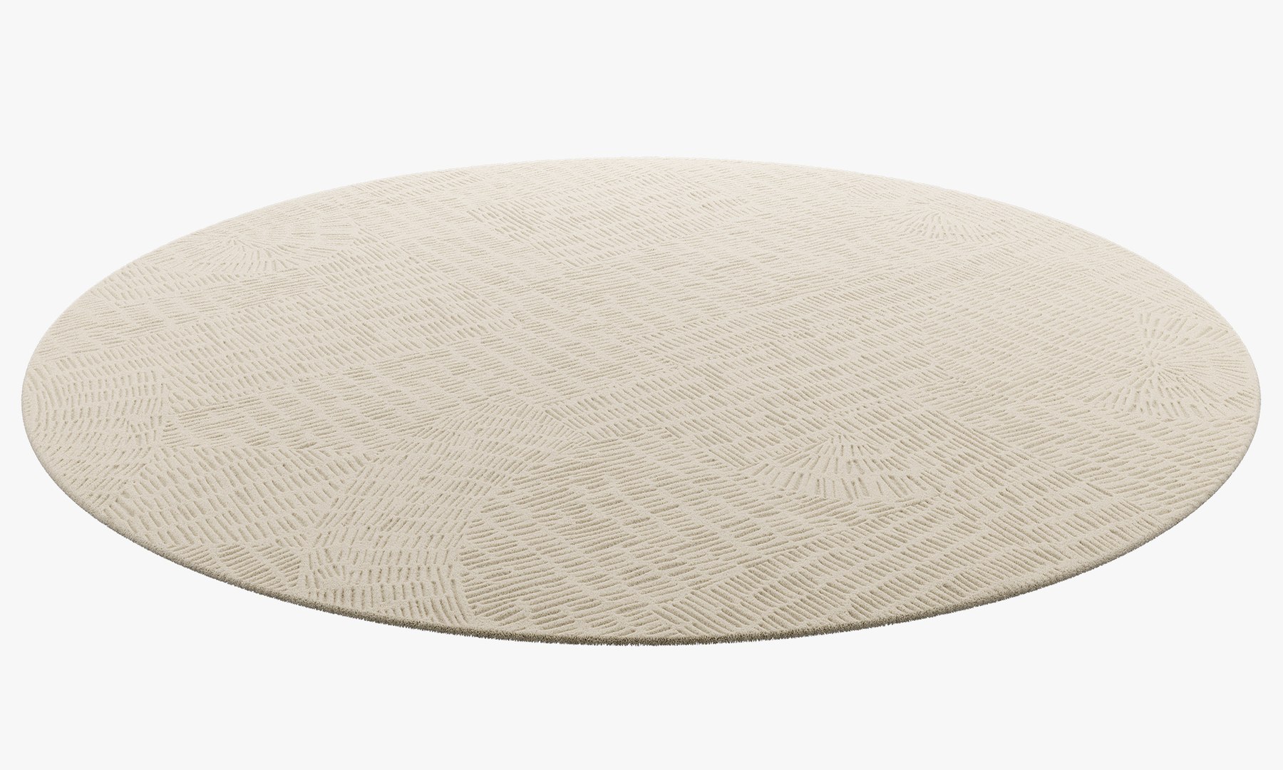 3D Model Poliform Trace Round Rug 2 Colors - TurboSquid 2321797