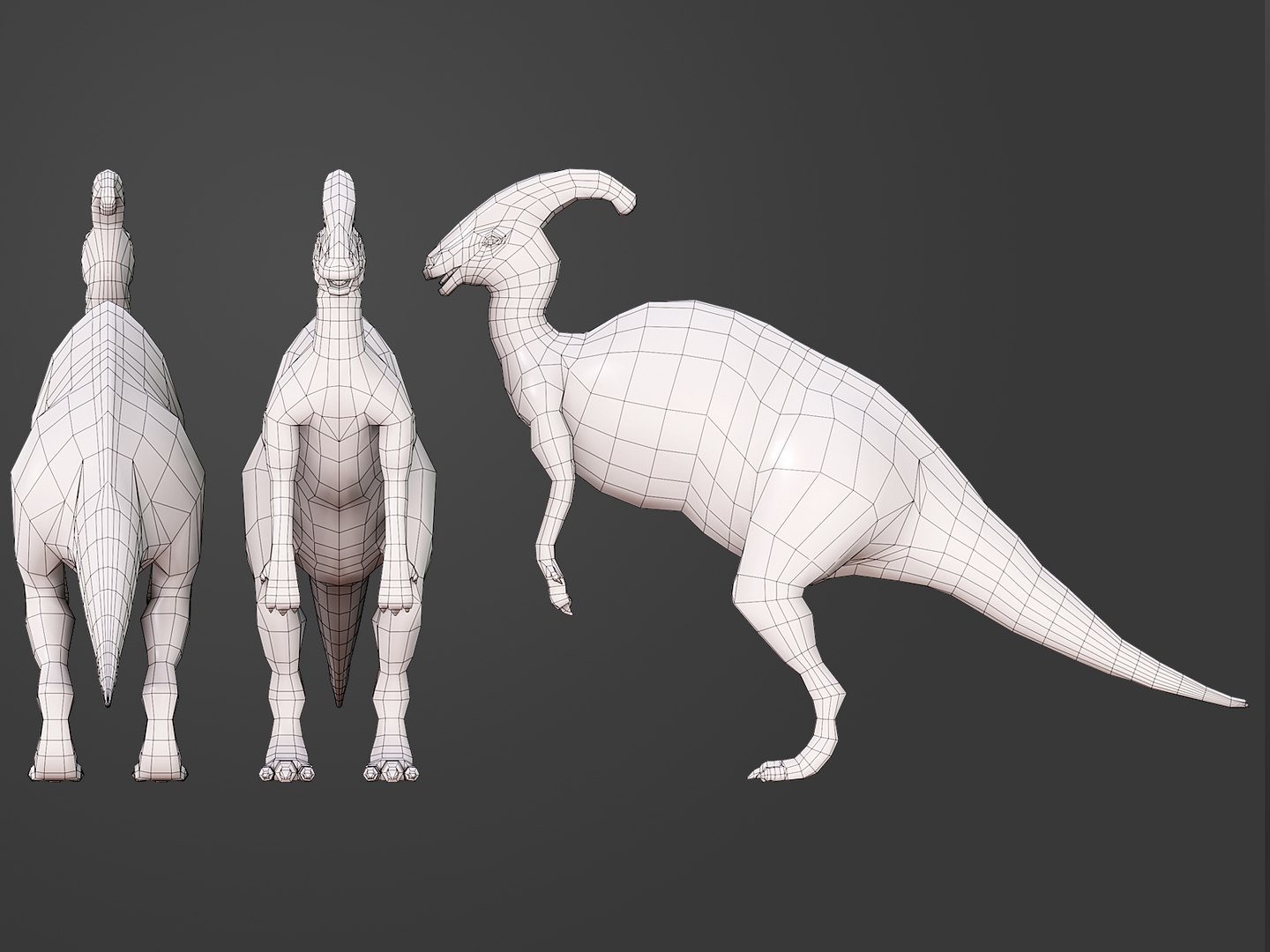 Ready Parasaurolophus 3D Model - TurboSquid 1566054