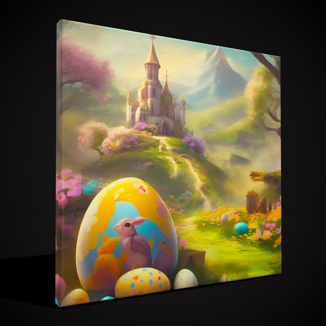 3D Easter Painting Five Model - TurboSquid 2197115