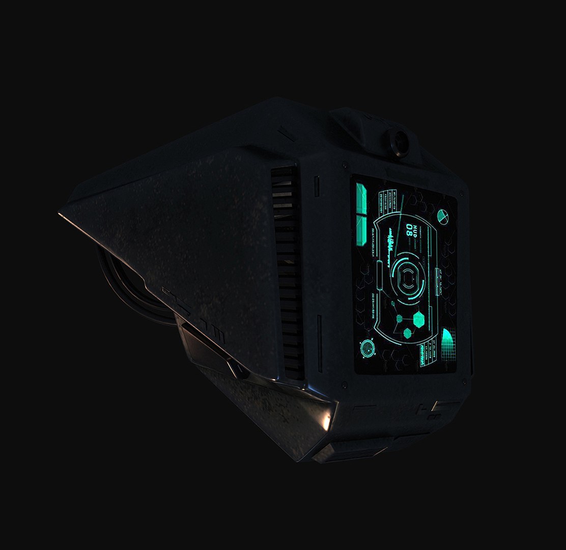 3D sci-fi device - TurboSquid 1498605