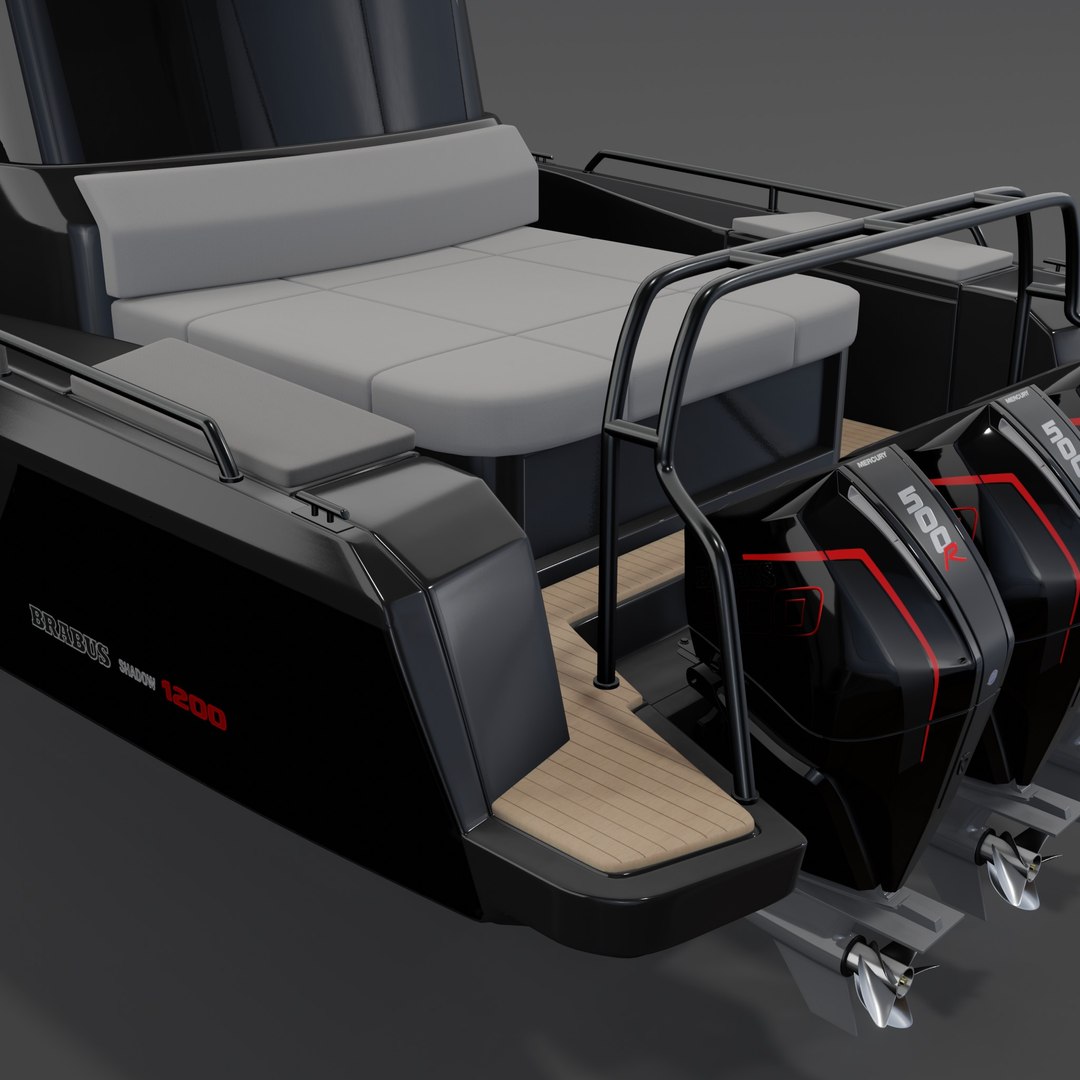 Brabus Shadow 1200 XC Cross Cabin Axopar Model - TurboSquid 2416433