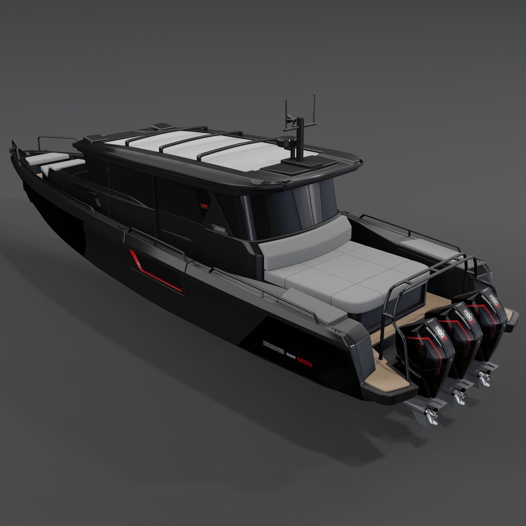 Brabus Shadow 1200 XC Cross Cabin Axopar Model - TurboSquid 2416433