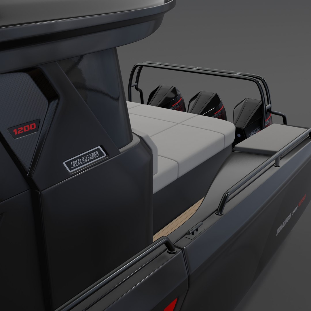 Brabus Shadow 1200 XC Cross Cabin Axopar Model - TurboSquid 2416433