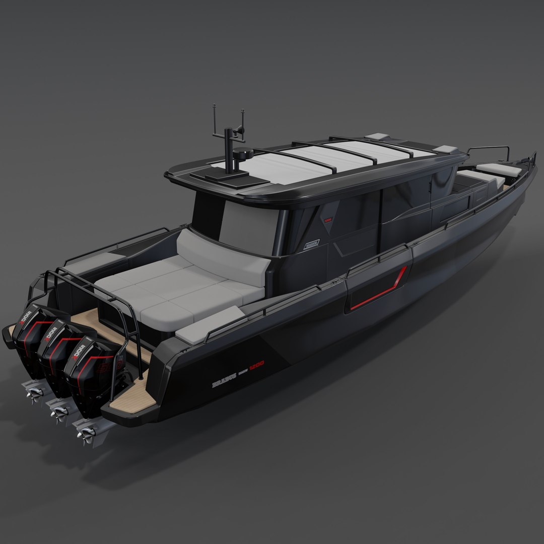 Brabus Shadow 1200 XC Cross Cabin Axopar Model - TurboSquid 2416433