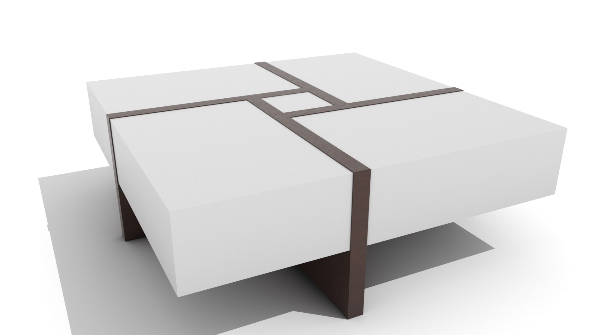Modern rotated glossy blocks 3D model - TurboSquid 1266877