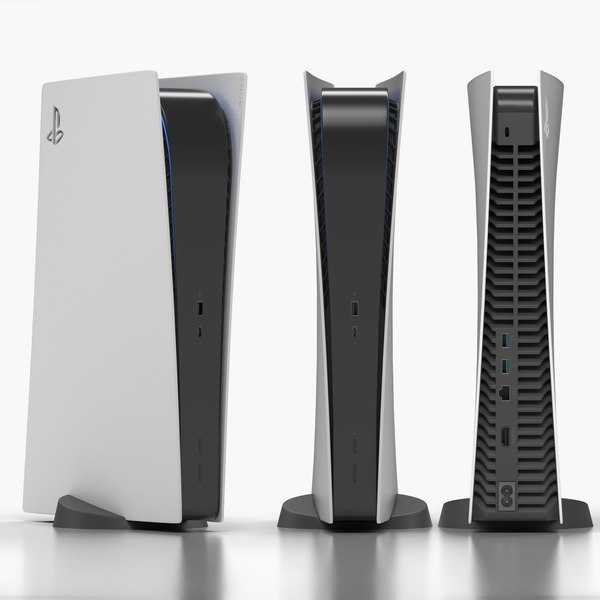 PS5 Console Digital Edition 3D model model - TurboSquid 1850892