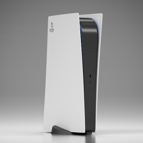PS5 Console Digital Edition 3D model model - TurboSquid 1850892