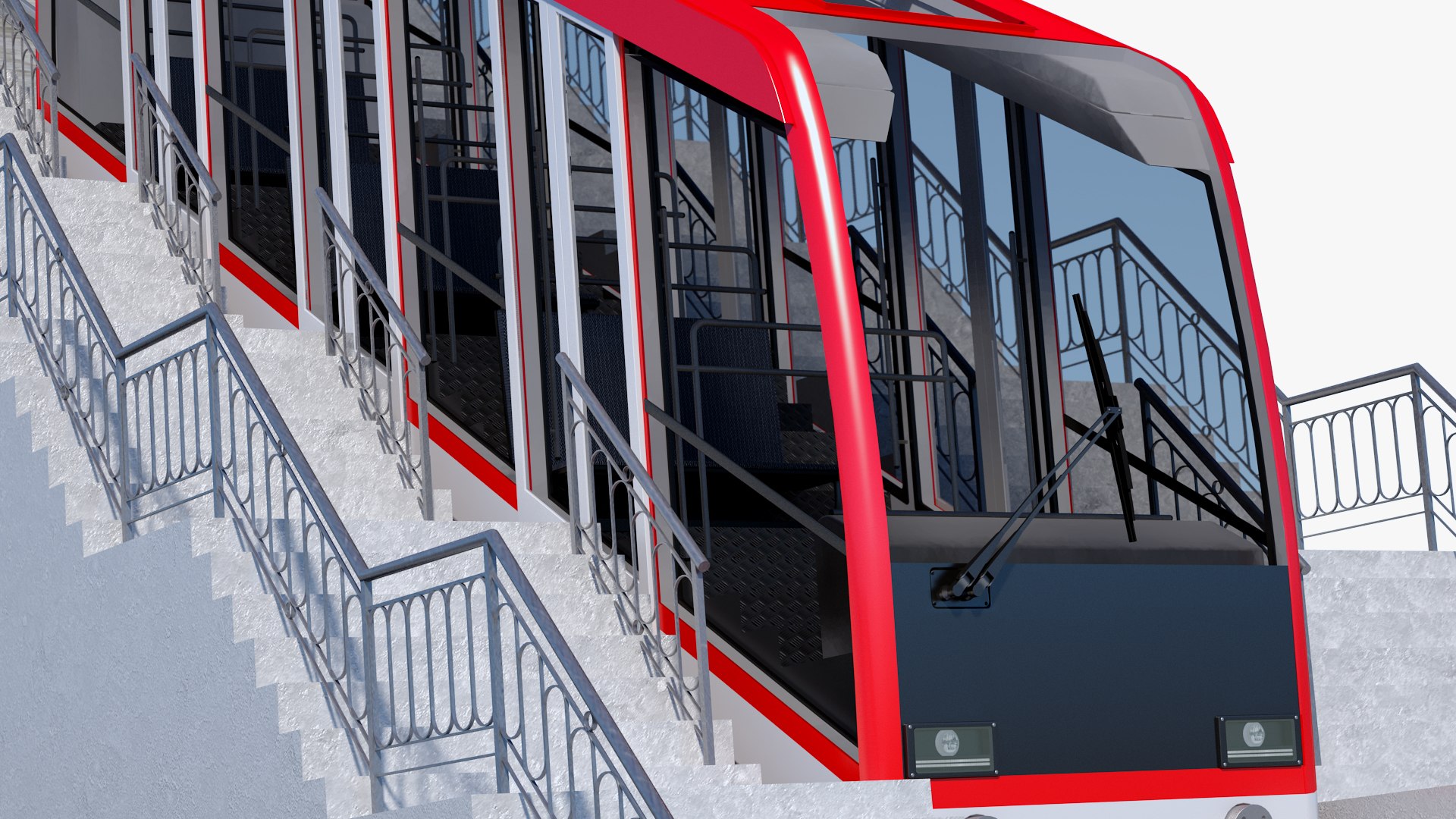 3D Funicular Railway Model - TurboSquid 1662698