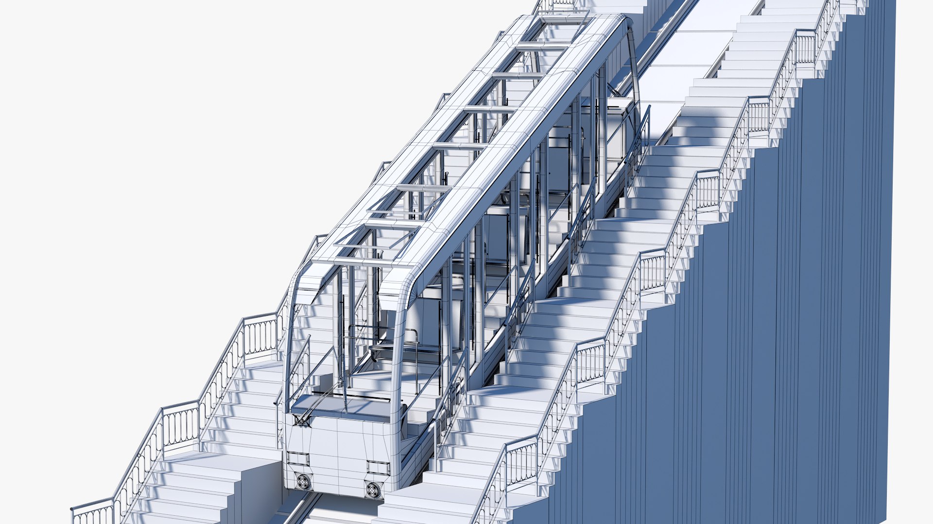 3D Funicular Railway Model - TurboSquid 1662698