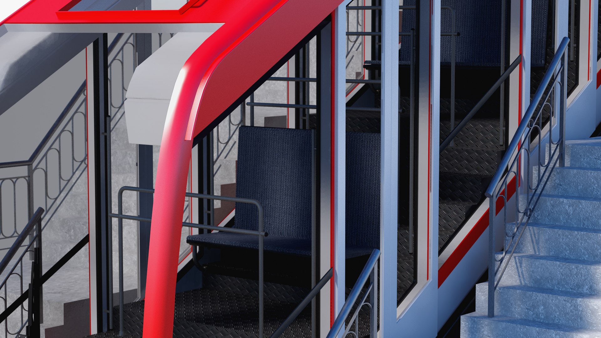 3D Funicular Railway Model - TurboSquid 1662698