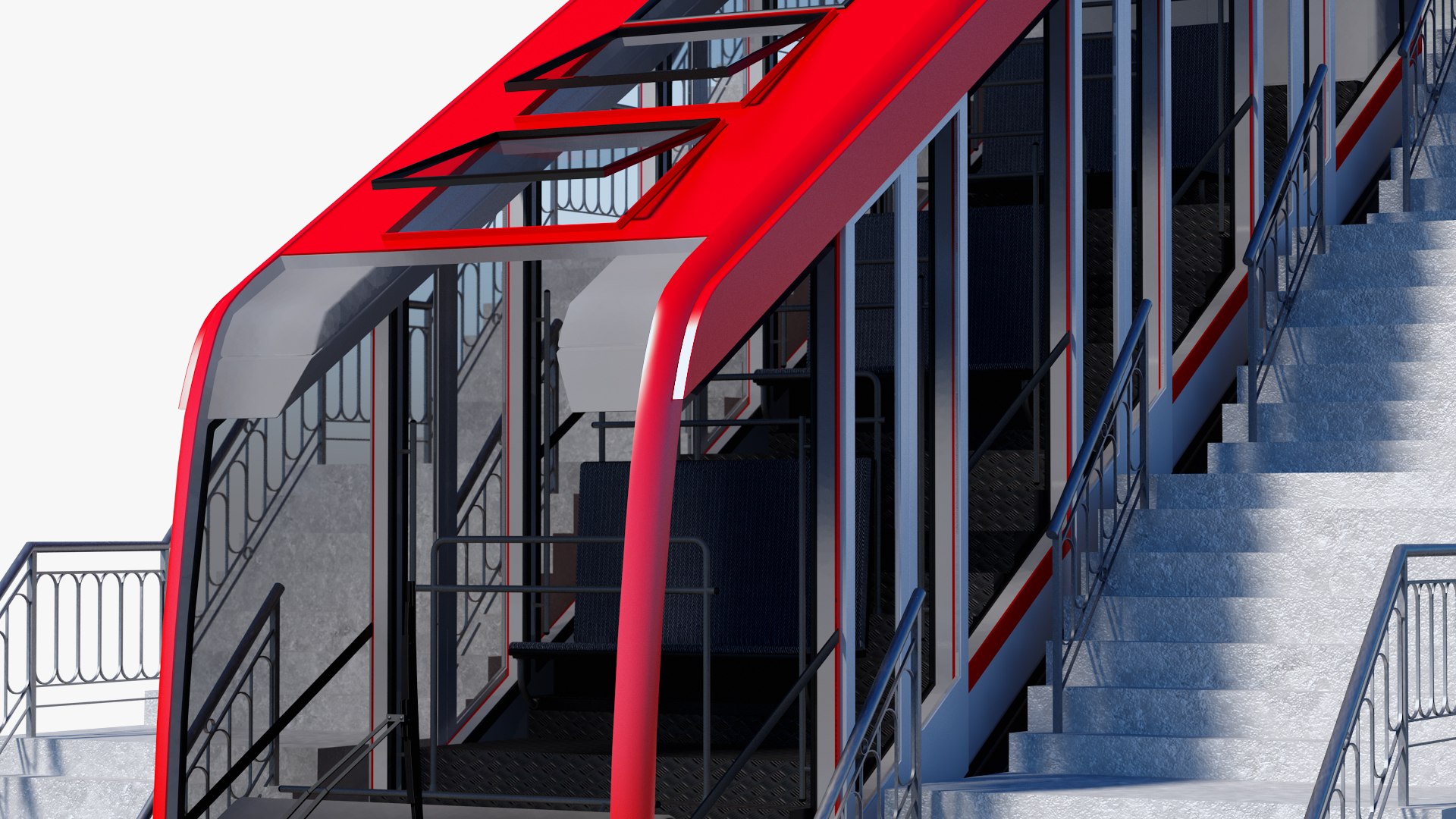 3D Funicular Railway Model - TurboSquid 1662698